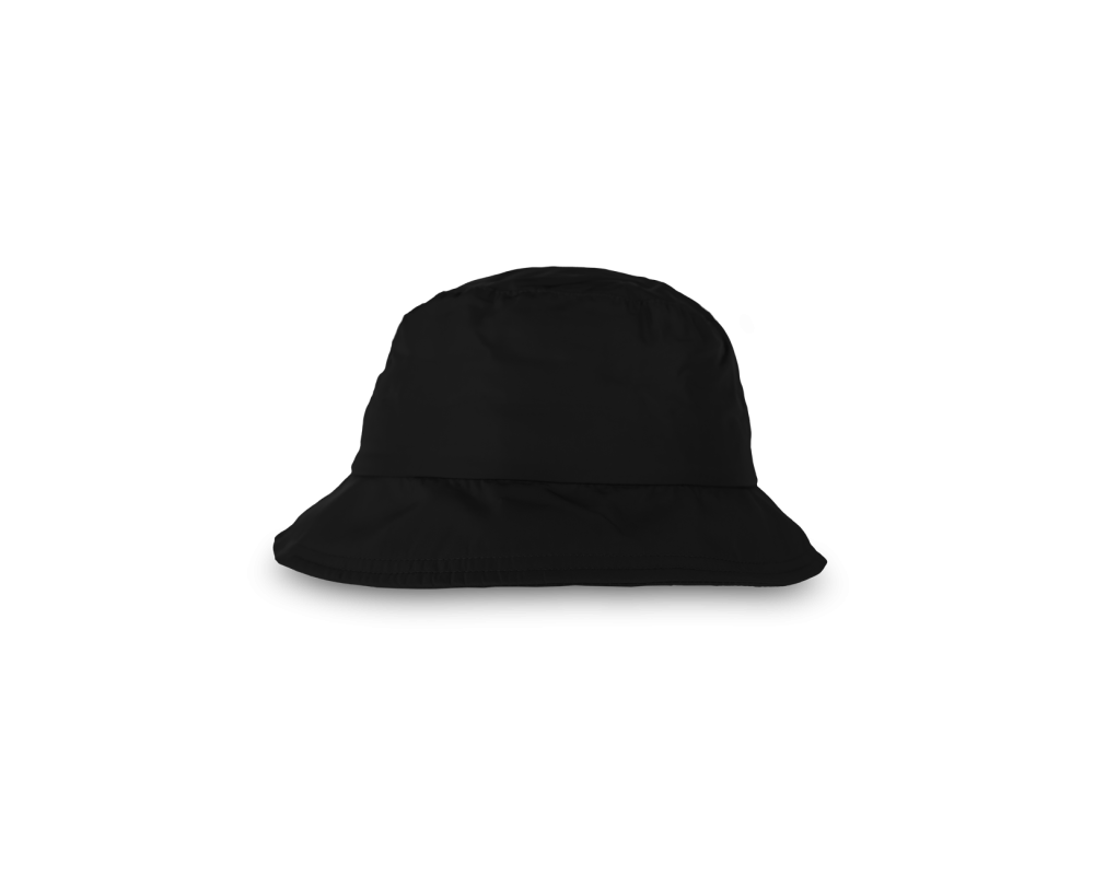 FCMNYLON LOGO BUCKET HAT AW24 SORT | FCM SHOP